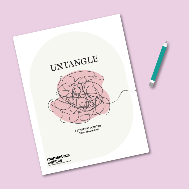 Untangle: A Starting Point for Stress Management – Momentous Institute Shop